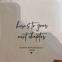 Personalised Retirement Card, Happy Retirement Card, Good Luck With ...