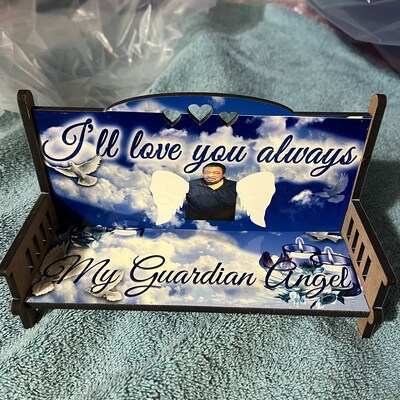 In Loving Memory Png-blue Flowers Butterfly Memorial Template - Etsy