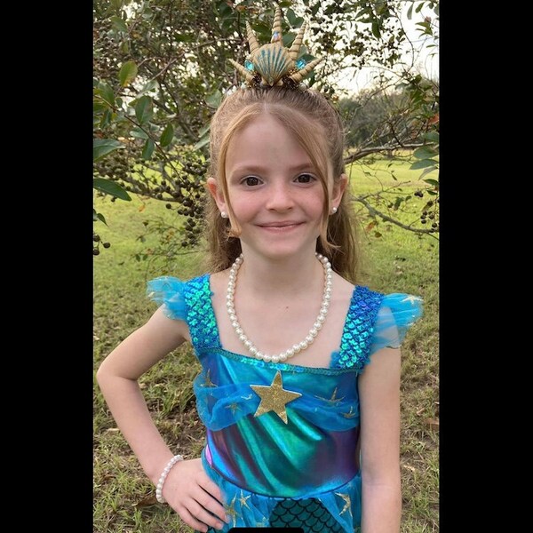 Seashell Atlantis Tiara Tourqoise Magic - Etsy