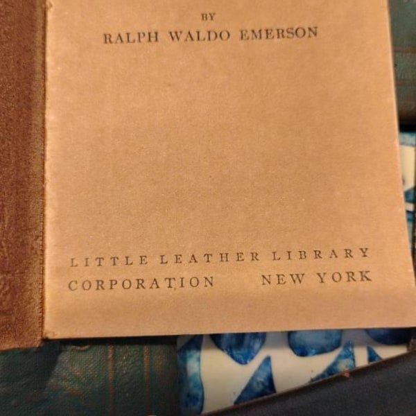 Antique Little Leather Library 1920's Mini Classic Books - Etsy