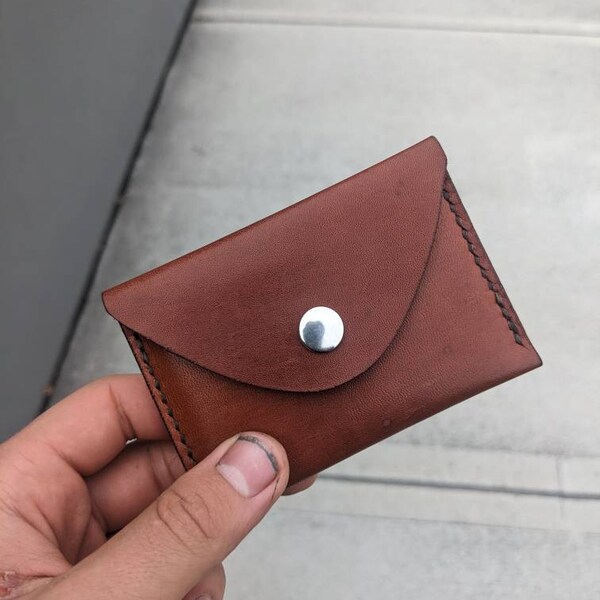 Small, Square Leather Pouch for Headphones, Jewellery, Coins Headphone ...
