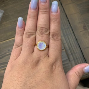 Aqua Marine Quartz Ring Sterling Silver Ring Handmade Ring | Etsy