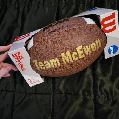 Customized Personalized Wilson NCAA Football, Multiple Sizes Custom ...