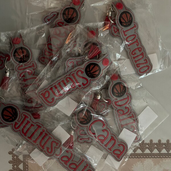 Custom Basketball Keychain, Basketball Team Gifts, Personalized ...