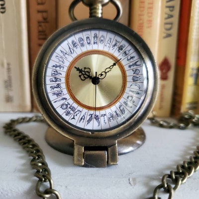 Hobbit Lotr Mealtimes Vintage Look Desk Clock Pocket Watch - Etsy