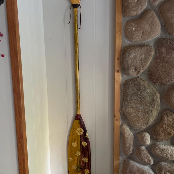 Leather Canoe Paddle Hanger - Etsy