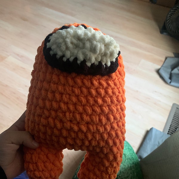 Traffic Cone Crochet Plushie Handmade With Plush Yarn Stuffed Animal - Etsy