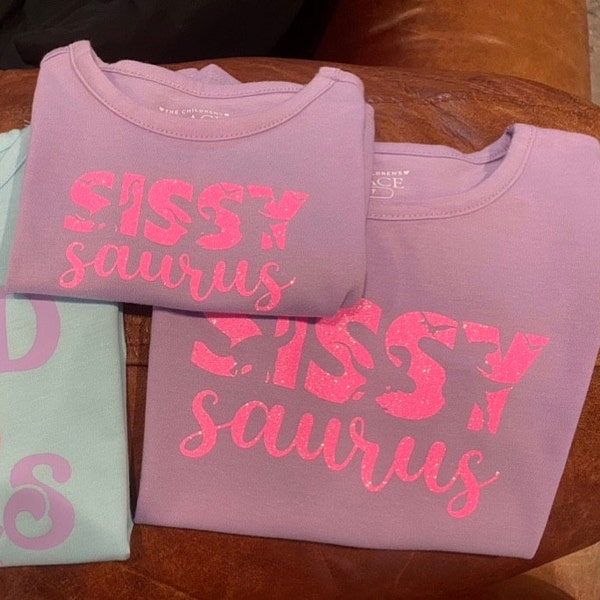 Sissy Saurus Svg, T-rex Dinosaur Svg, Birthday Svg, Sissy Svg, Cut File ...