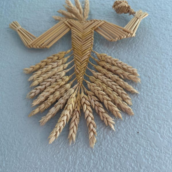 Wheat Weaving - Corn Dolly - Arabic Cage Doll - Straw Wall Decor ...