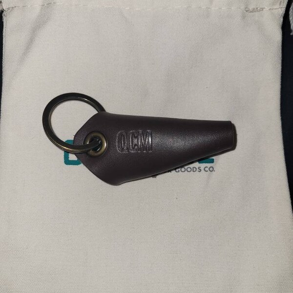 Personalized Leather Keychain Wrap | Key Wrap | Key Fob Customized With ...