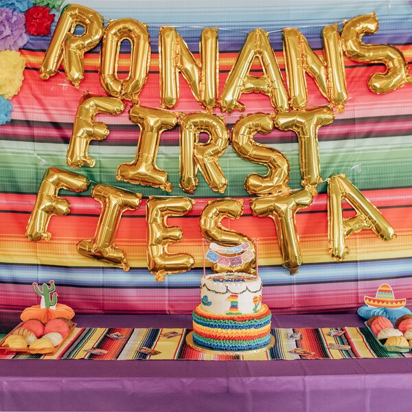 First Fiesta Balloons First Fiesta Decorations Fiesta First Birthday ...