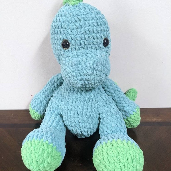 Dino Crochet Pattern, Dinosaur Amigurumi Pattern, Plush Bulky Yarn ...