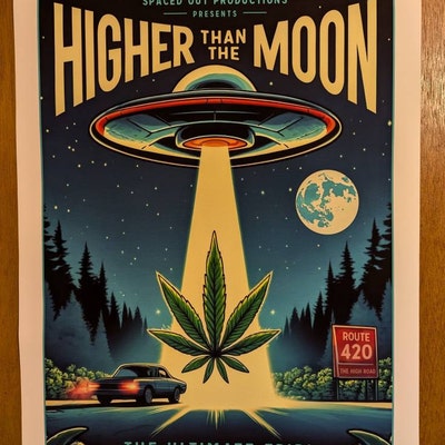 Weed Art Print, Mary Jane Wall Art, 420 Poster, Elevate Your Space With the Mary Jane Cannabis ...