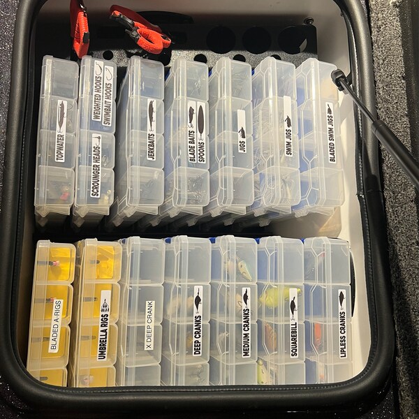 Fishing Tackle Box Labels - Tackle Decals / Stickers - Etsy