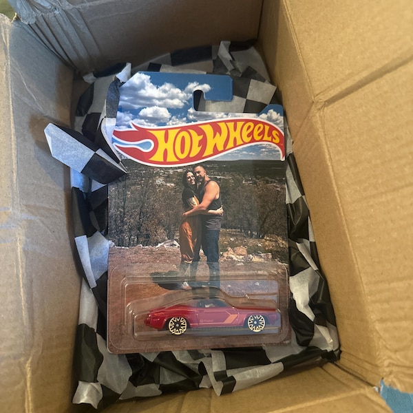 Personalized Hot Wheels Car Gift - Custom Hotwheels Backing - Custom ...