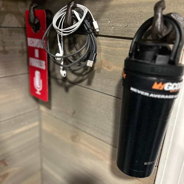 Cast Iron Small Muscle Arm Hook, Strong Arm Hook, Coat Hook, Wall Hook ...