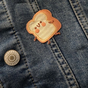 Bread Patch, Cute Patches, Self Adhesive Patch,iron on Patch, Diy ...