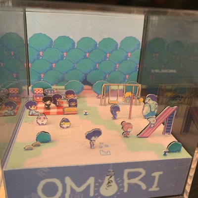 Omori Headspace Playground 3D Cube Diorama - Etsy