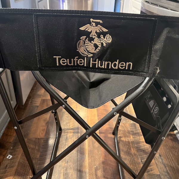 Custom Directors Chair - Personalized Folding Chair - Camp Chair With ...