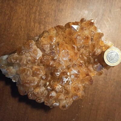 Optical Calcite Iceland Crystal Rough Crystal Sterling Steel Necklace ...