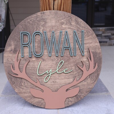 Custom Wooden Outline Name Sign - Etsy
