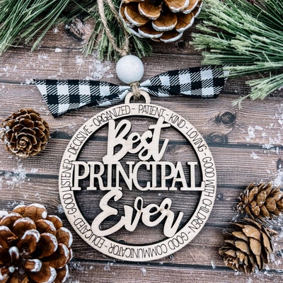 Principal Gift Svg, Best Principal Ever Digital File, School Principal ...