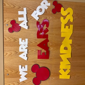 Mickey Mouse Inspired Bulletin Board BUNDLE / Perfect for Back to ...