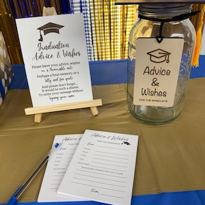 Graduation Wishes and Advice Jar - Etsy