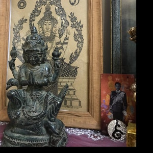 Thai Traditional Art of Tree by Printing on Sepia Paper | Etsy