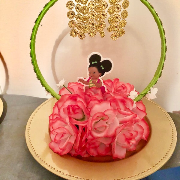 Princess Baby Girl | African American | Girl Princess Baby Shower ...