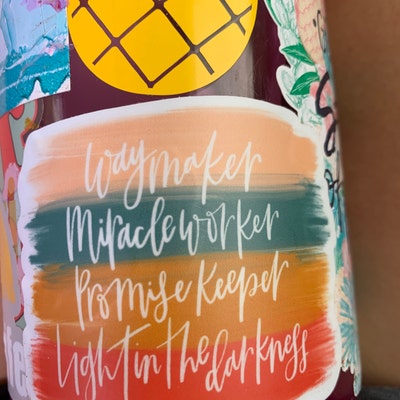 Waymaker Sticker Religious Christian Stickers Faith Bible Journal ...