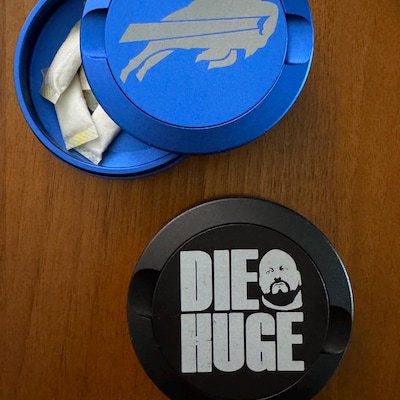 Custom Metal Nicotine Pouch Container for Zyn User Gifts for Him ...