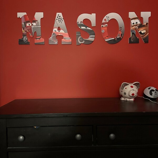 Thomas the Tank Engine Wooden Letters, Custom, Train Letters, Boy Girl ...