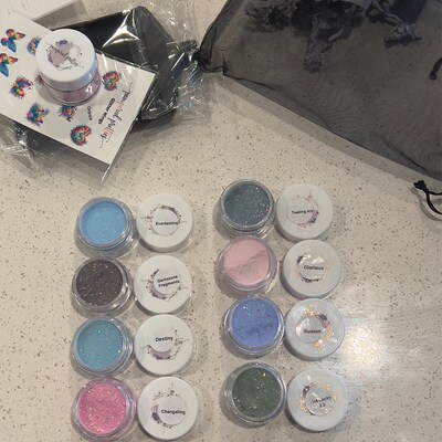 Illusion Thermal Dip Powder Glitter Dipping Powder Dip Powder for Nails ...