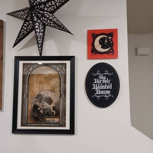 Haunted House Plaque, Witchcraft, Gothic, Witch, Spooky, Altar ...