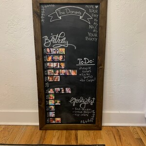 24x48 Large Chalkboard MAGNETIC, Large Menu Board, Rustic Wedding ...