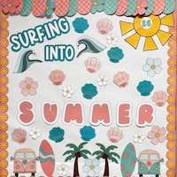 Back to School Bulletin Board Kit, Classroom Decor, Pastel Trendy ...