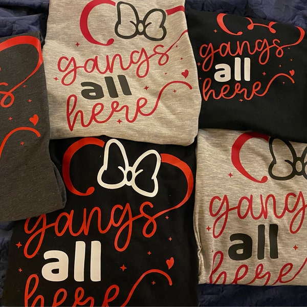 Gangs All Here Svg, Customize Family Trip SVG, Mouse SVG, Family ...