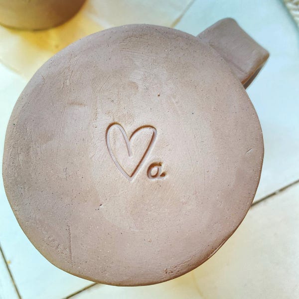 Ceramic Signature Stamp Logo, 12 Mm Thick Brass Pottery Stamp, Custom ...