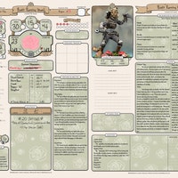 Dnd 5e Character Background: A4 Character Sheet PDF for - Etsy Canada