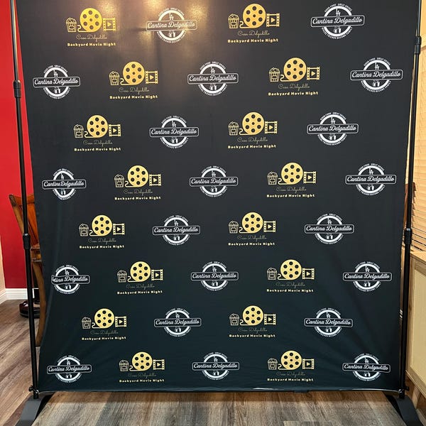 Custom Logo Step and Repeat Backdrop: Event Photo Booth Banner - Etsy