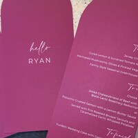 Menu, Placecards, Place Names, Wedding, Arch, Place Cards, Name, Event ...