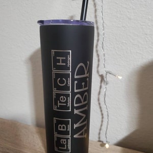 Personalized Lab Tech Tumbler-lab Tech Gift-technician - Etsy