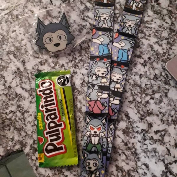 LEGOSHI LANYARD With Pin Beastars - Etsy