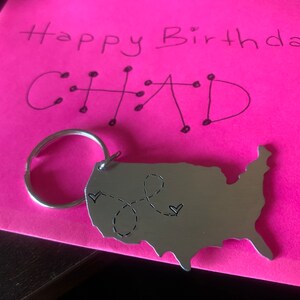 Best Friends Map Custom Long Distance Friendship State Key - Etsy