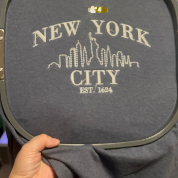 New York City Established 1624 Embroidery Design - 3 Sizes, 8 File ...