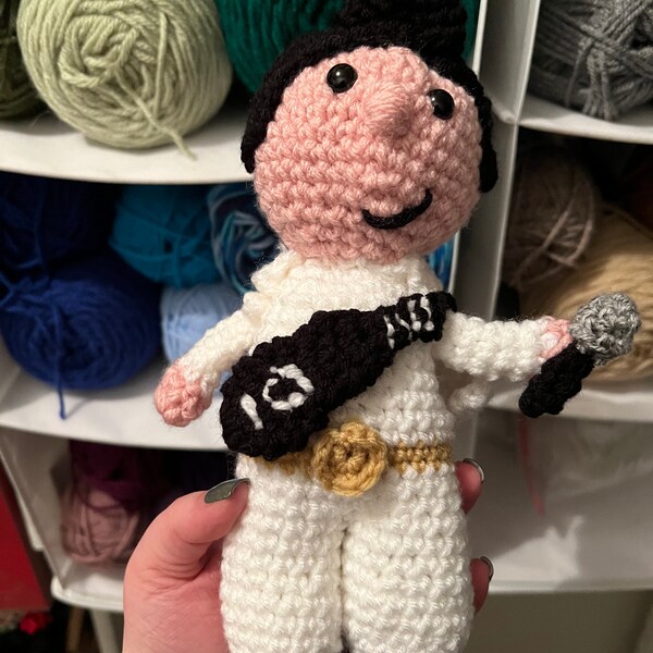 Elvis Amigurumi Crochet Pattern - Etsy