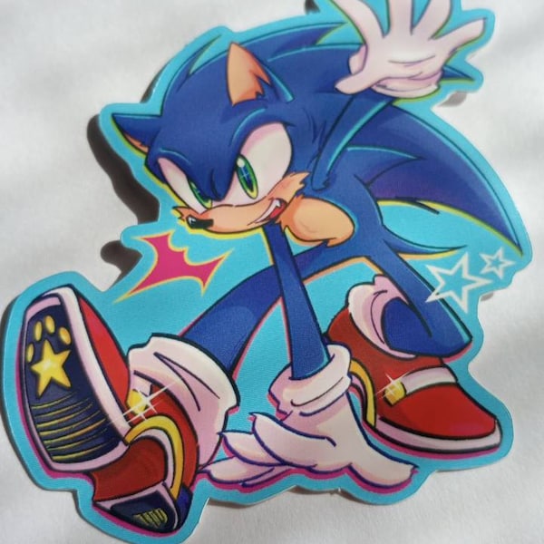 Sonic Stickers | 3.5 Inch Sonic Hedgehog, Shadow Hedgehog, Knuckles ...