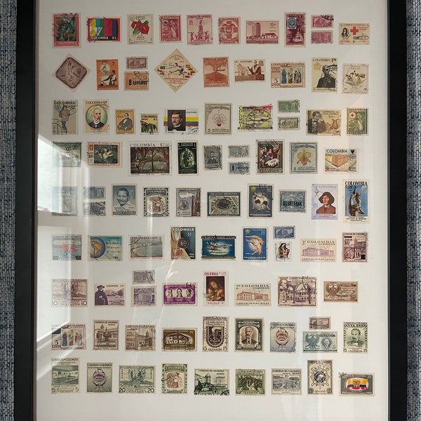 Colombia Stamps, 40 Diff, Colombia Postage Stamps,colombian Stamps ...