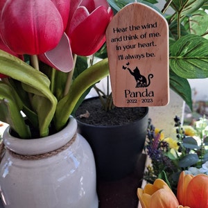 Personalized Cat Memorial Sign Cat Frame Wooden Frame With - Etsy